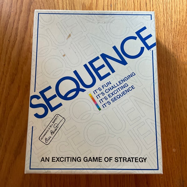 Sequence Game Board - Etsy
