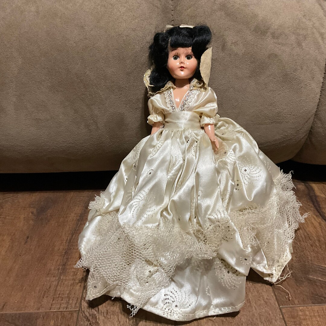 Vintage 1950’s Hard Plastic Princess/ Bride Doll - 8” - Etsy