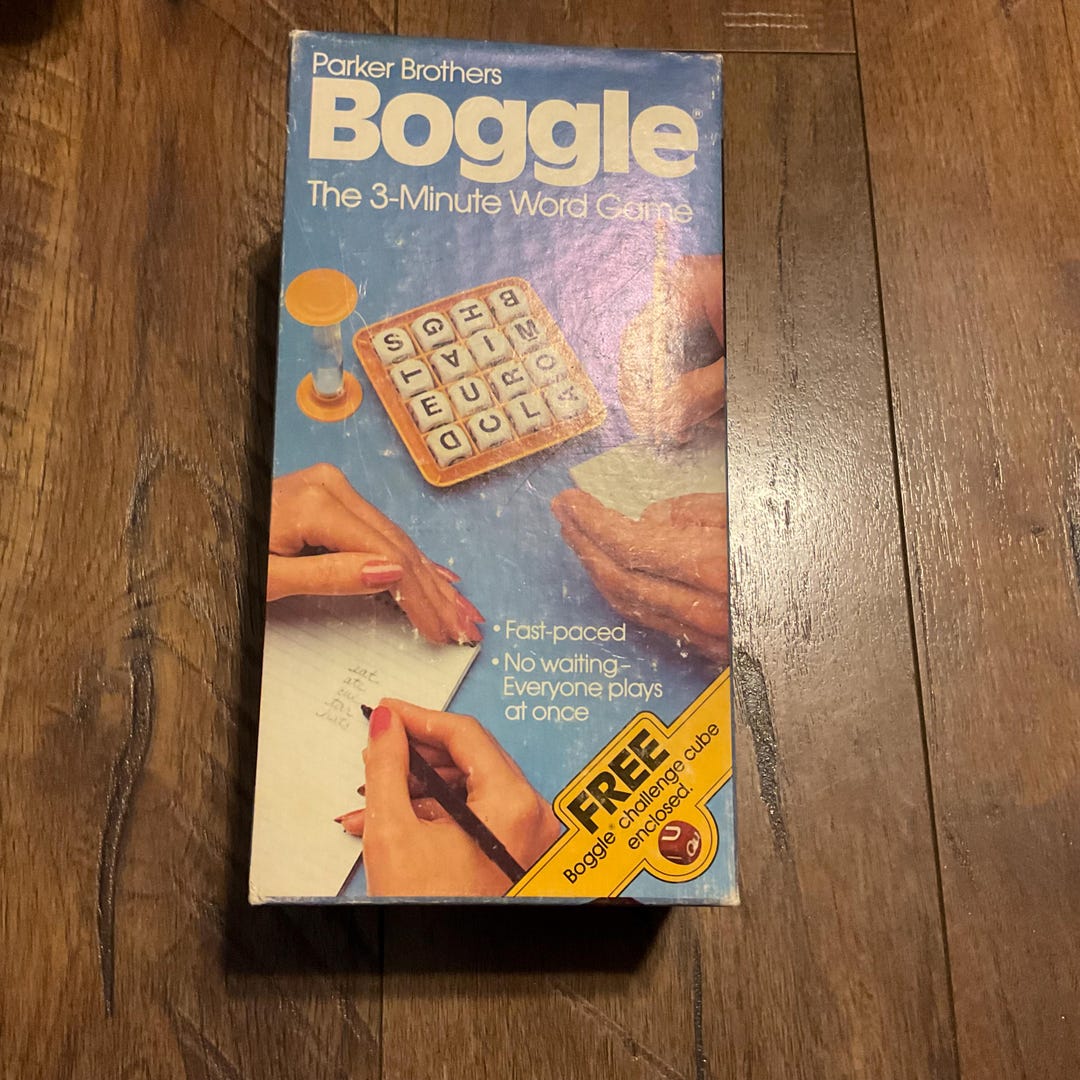 1983 Parker Brothers Boggle Game With Challenge Cube COMPLETE - Etsy