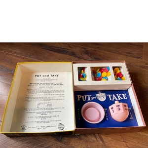 1956 Schaper MFG Put and Take Game- Complete - Etsy