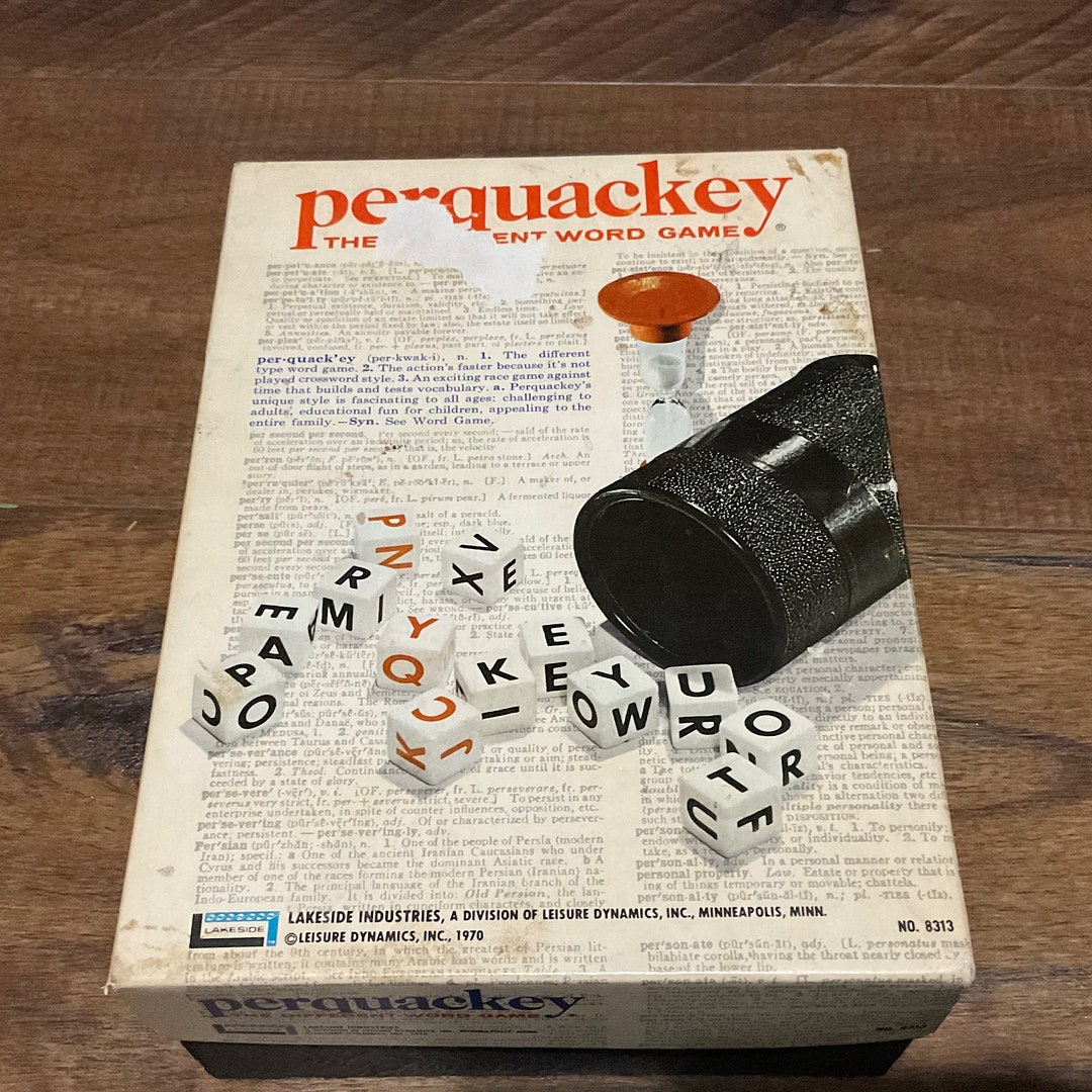1970 Lakeside Industries Leisure Dynamics Perquackey Game Complete - Etsy