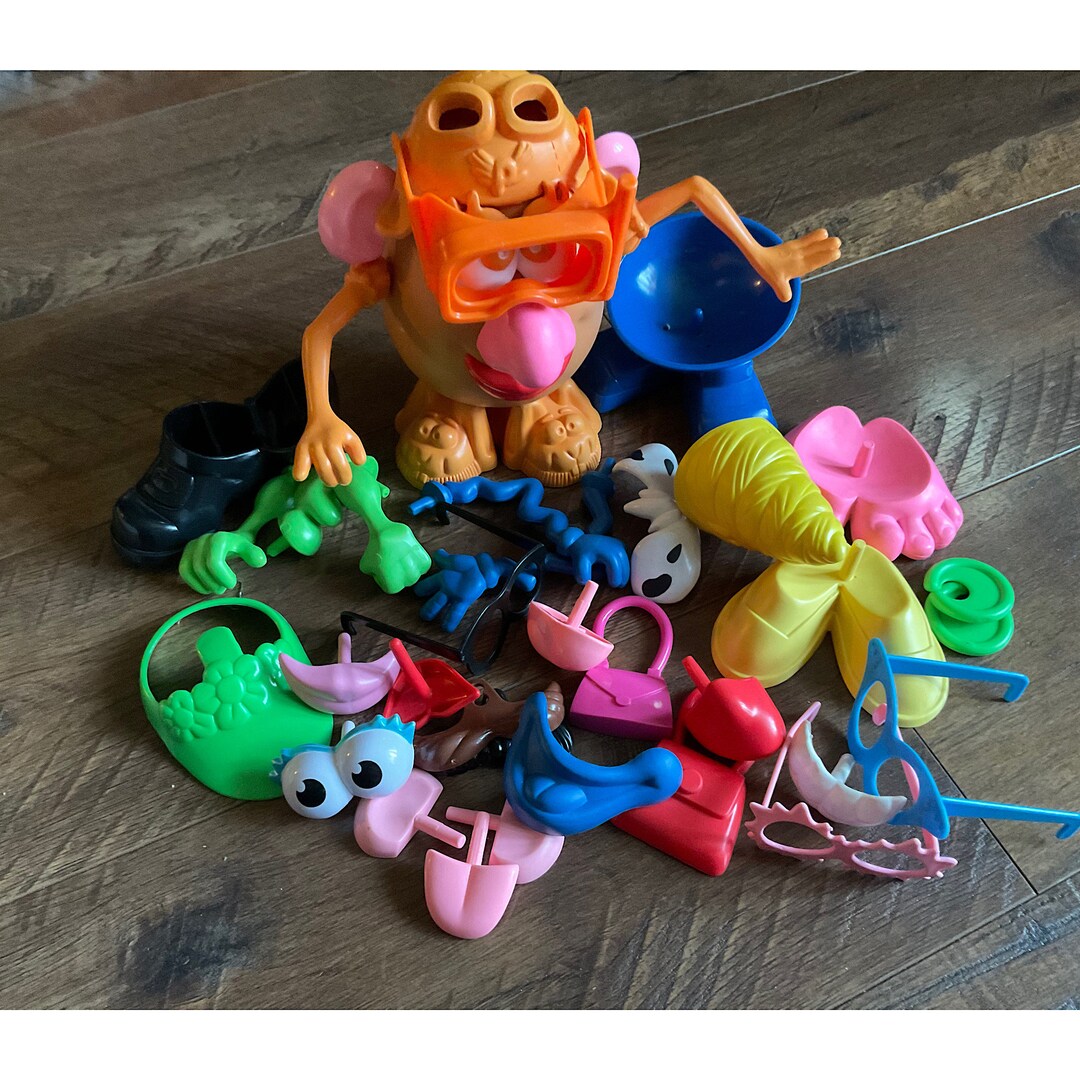 1985 Hasbro Mr. Potato Head With Accessories #2 - Etsy