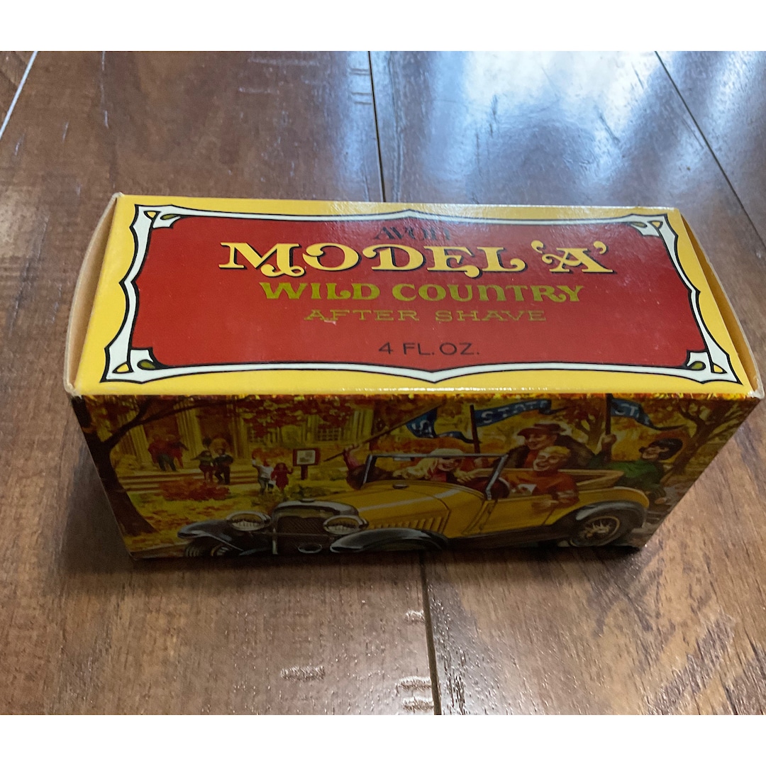 AVON Model A Wild Country Aftershave Car Decanter 4 Fl Oz - Etsy