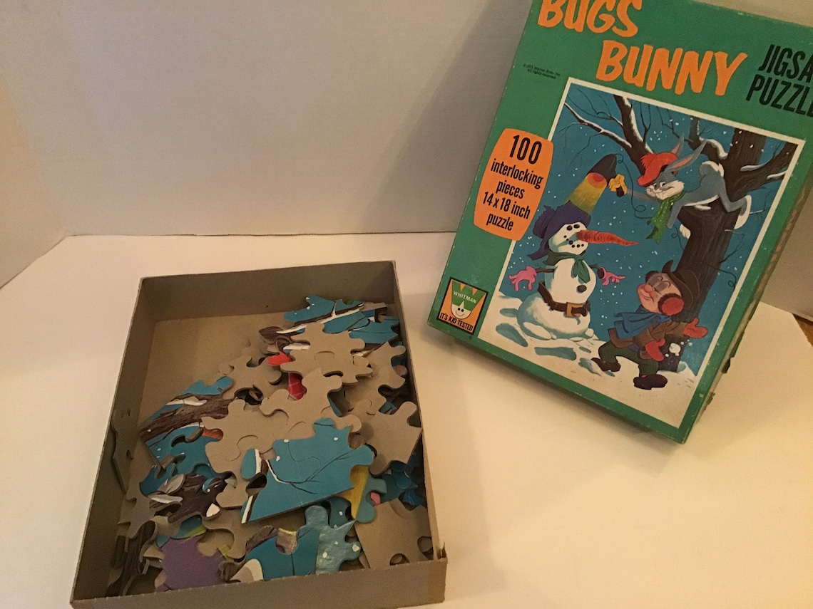 Vintage 1971 Bugs Bunny 100 Piece Puzzle | Etsy