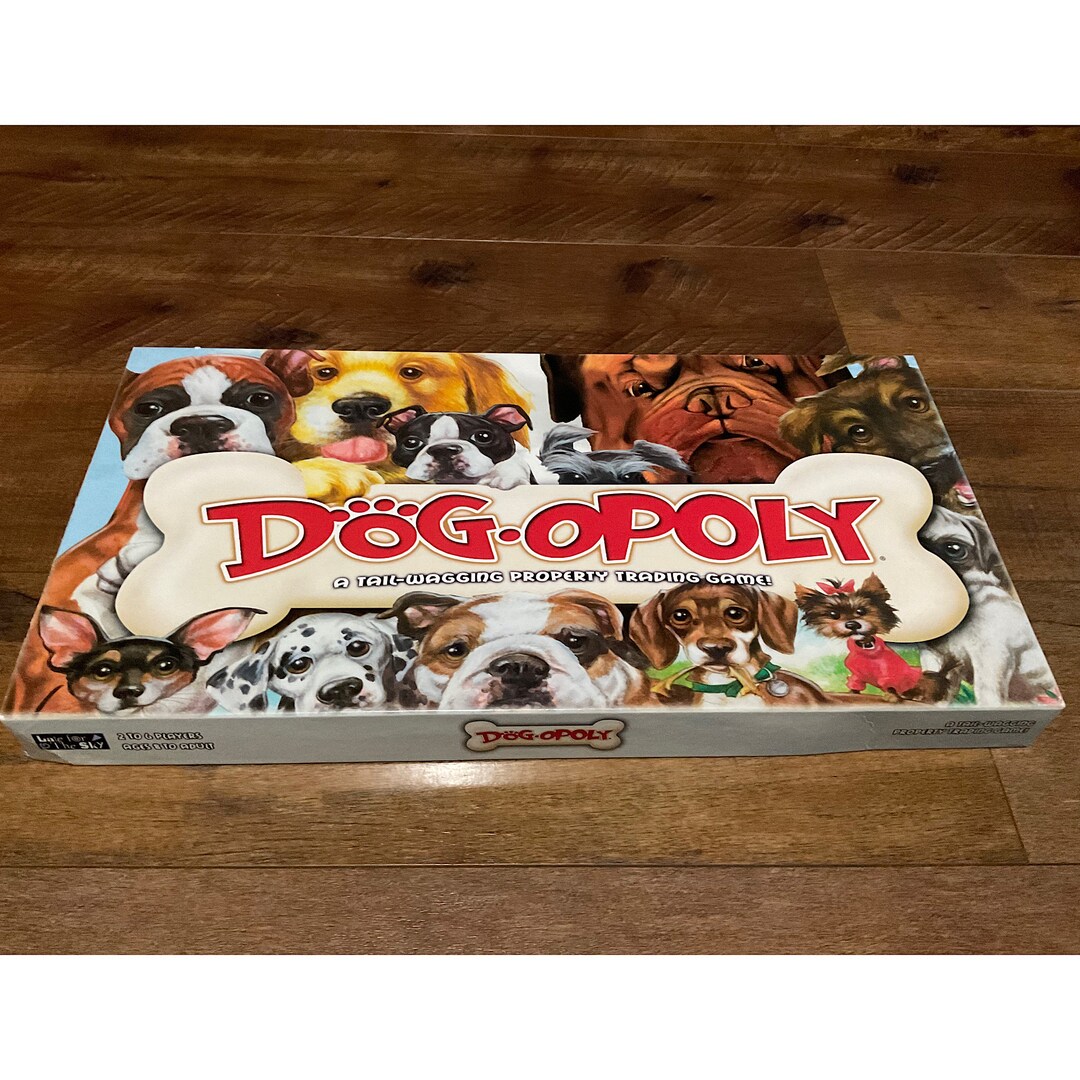 Vintage Dog- Opoly Game - Complete - Etsy