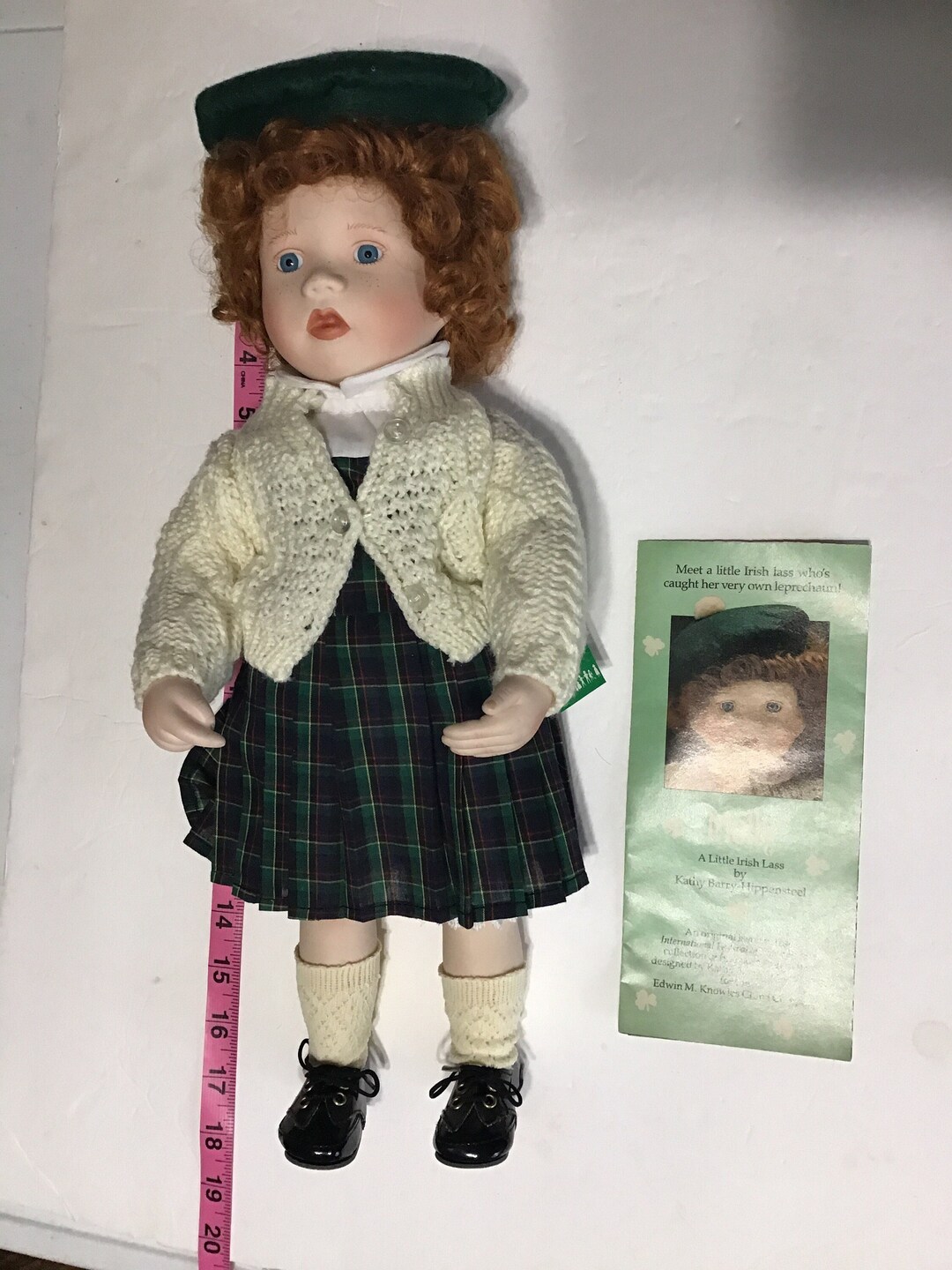 Vintage 1990 Edwin M Knowles Molly A Little Irish Lass 17” Doll - Etsy