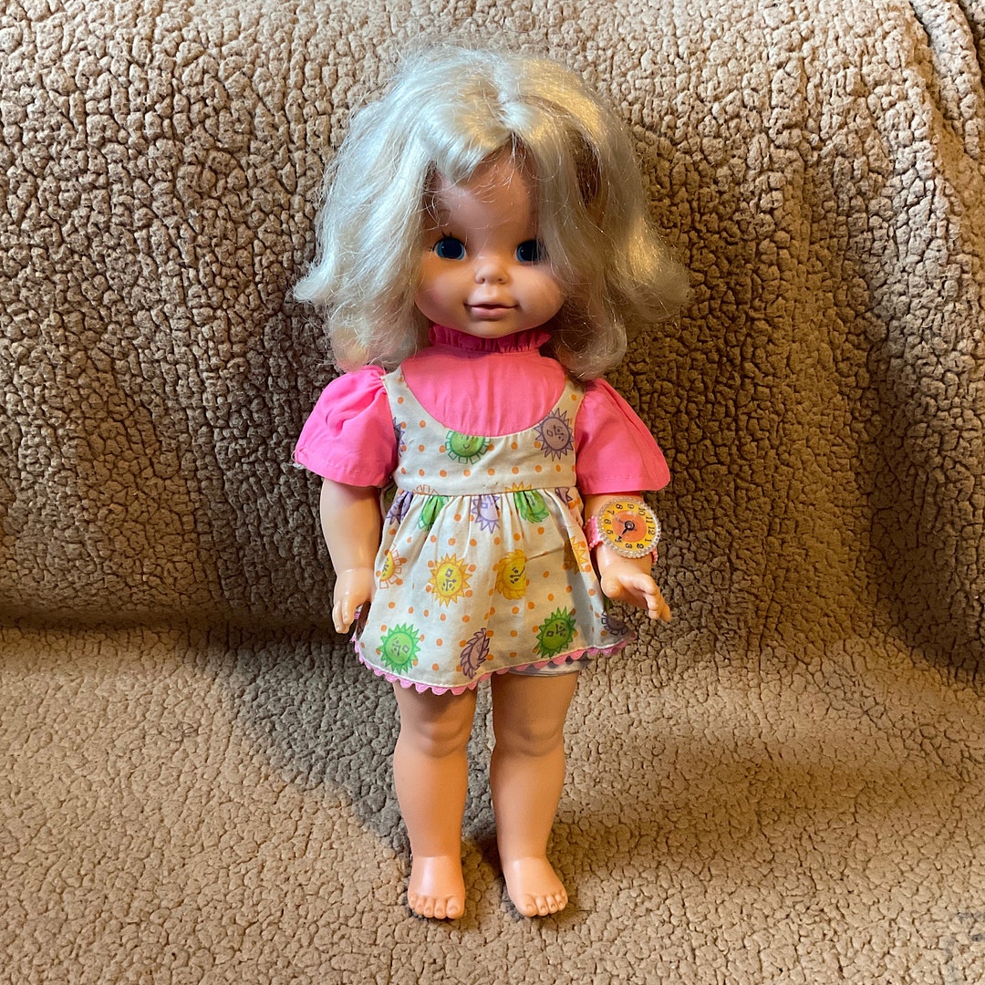 1964 Mattel Timey Tell Doll W/watch & Original Outfit 16 - Etsy