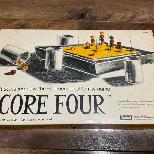 Score Four Game - Etsy