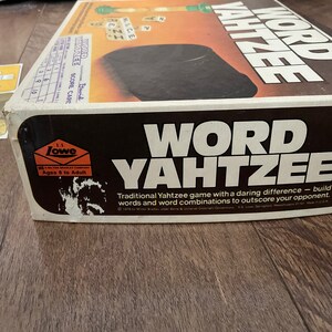 1978 Milton Bradley ES Lowe Word Yahtzee Game- COMPLETE - Etsy