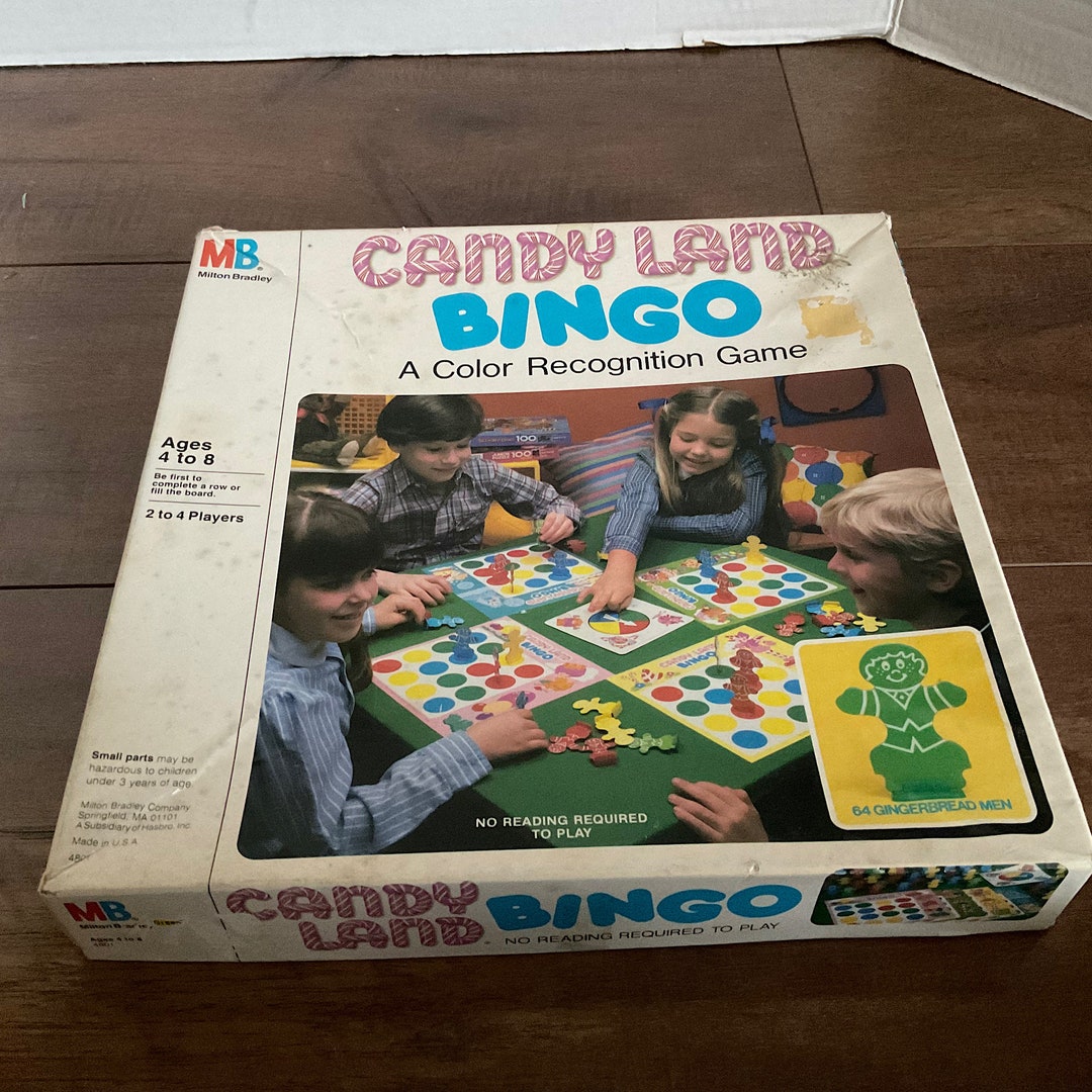1978 Milton Bradley Candy Land Bingo Not Complete - Etsy