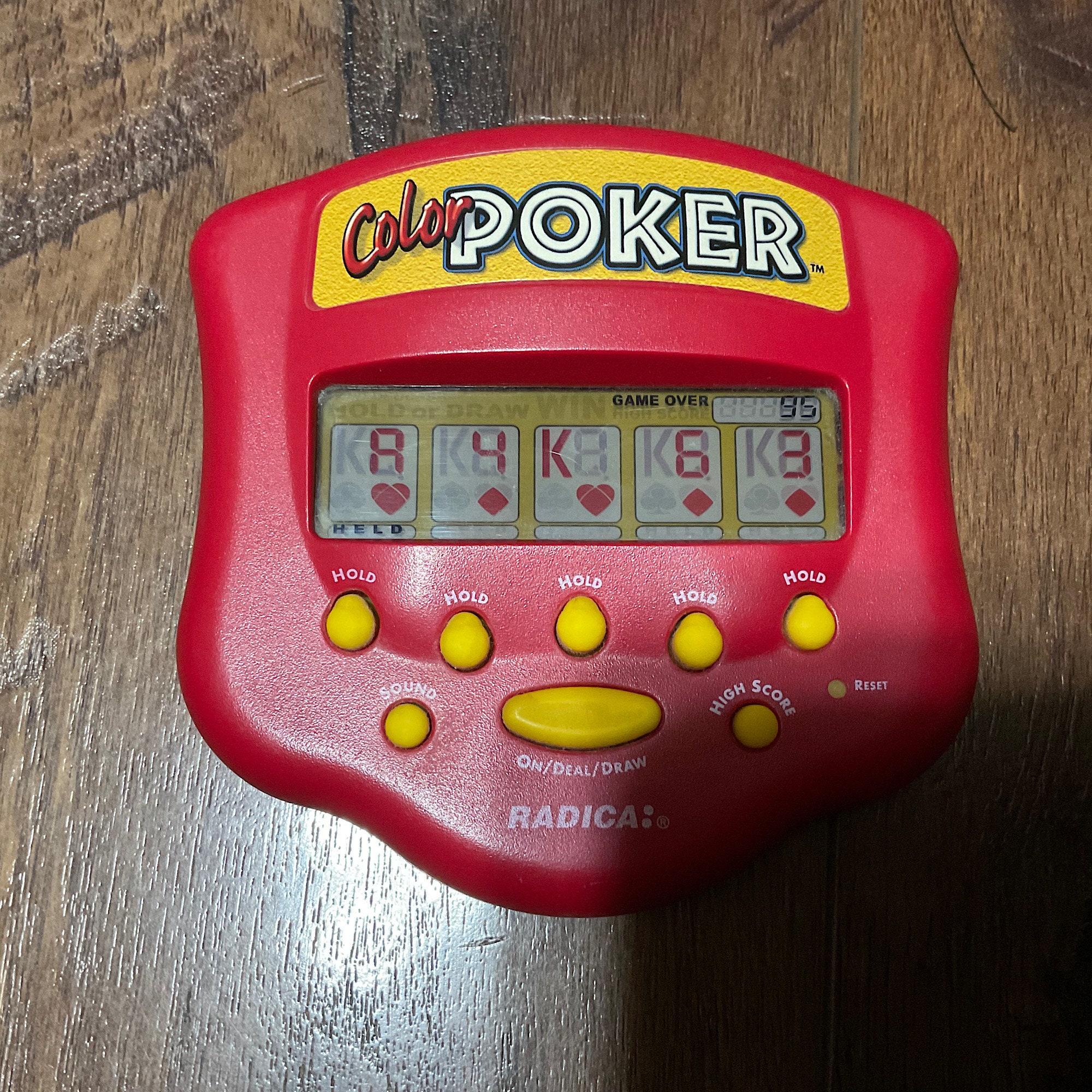 1999 Radica Color Poker Handheld Electronic Game - Etsy
