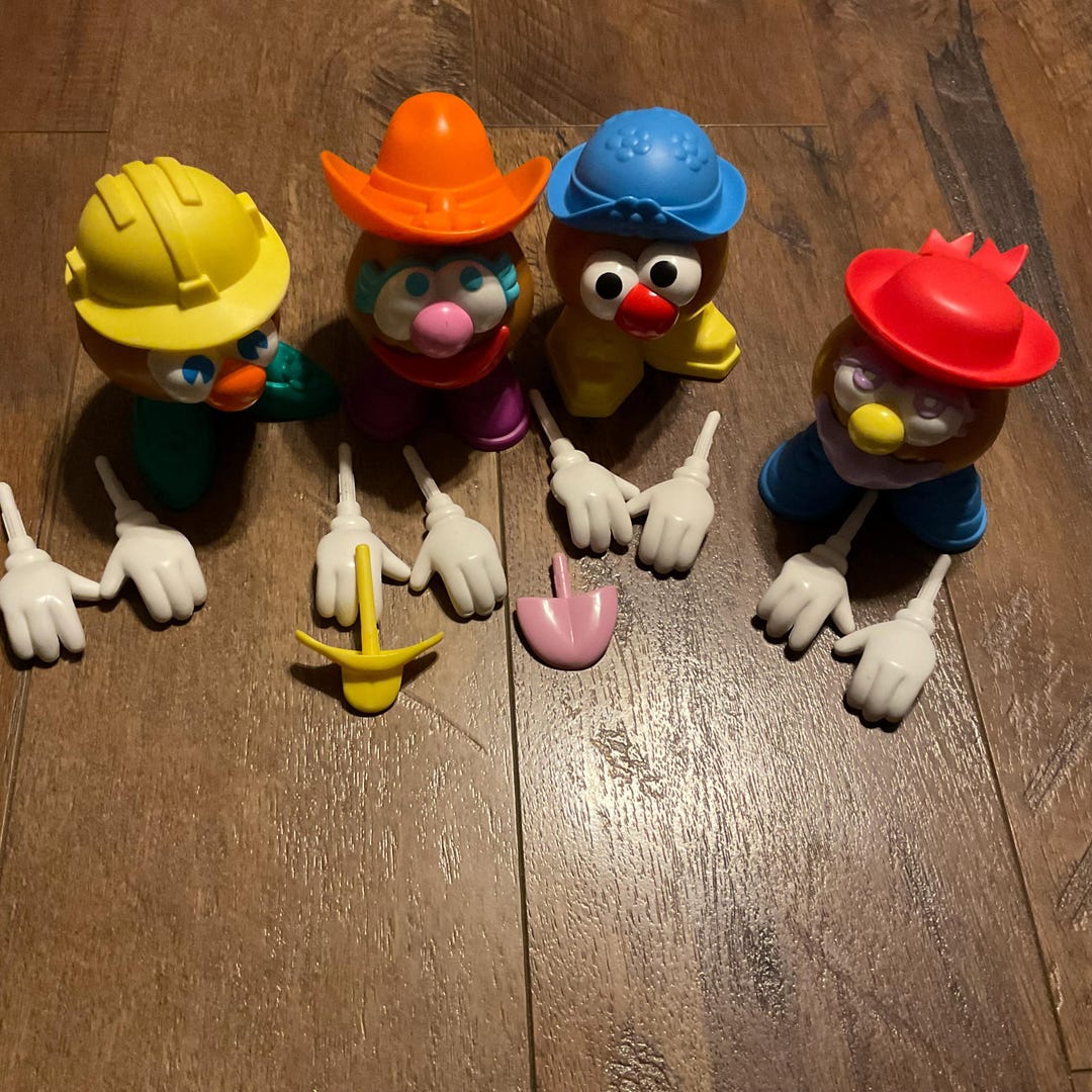 1995 Hasbro Mini Mr. Potato Head Lot of 4 - Etsy