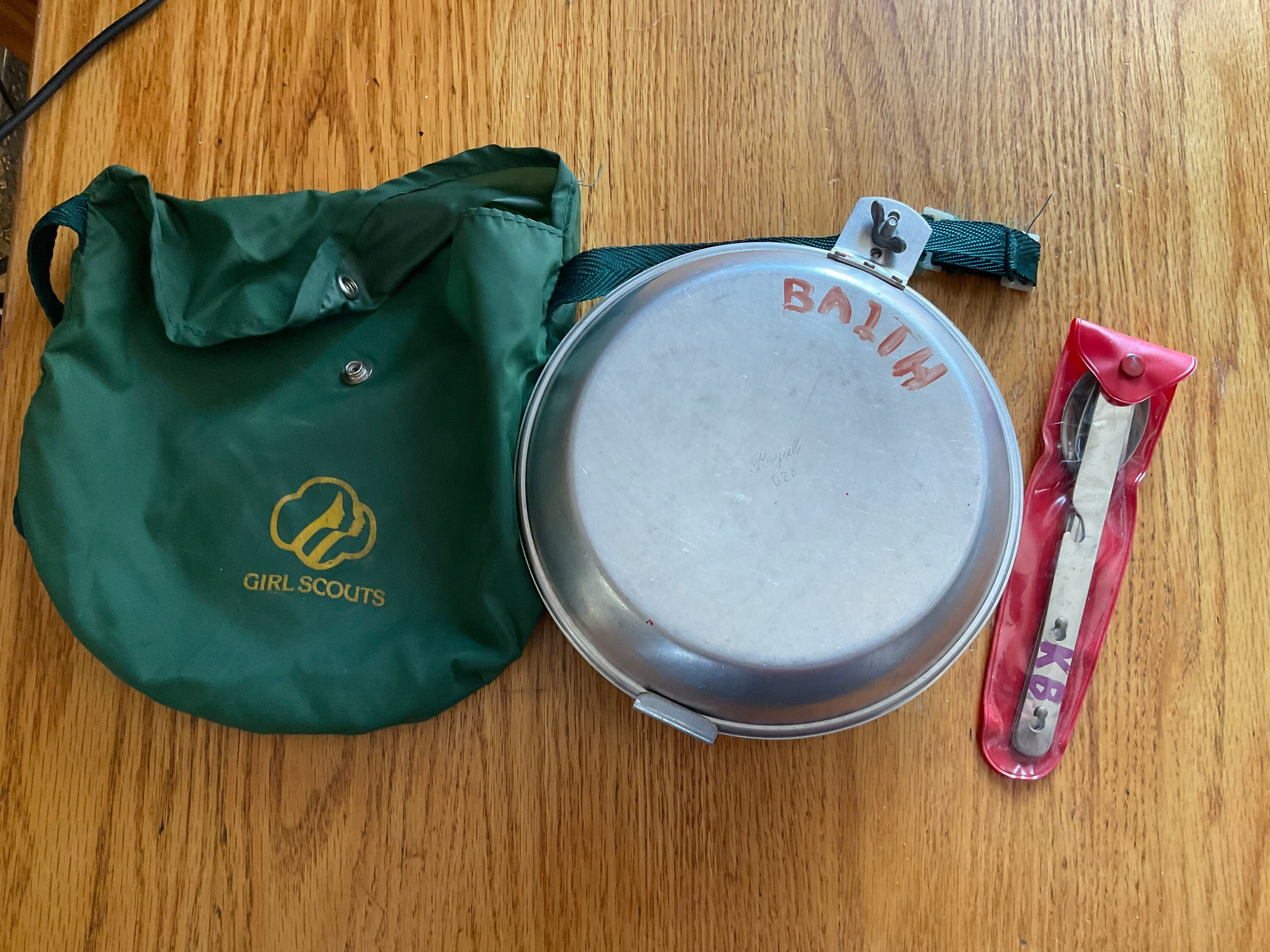 Vintage Girl Scouts Mess Kit With Utensils - Etsy