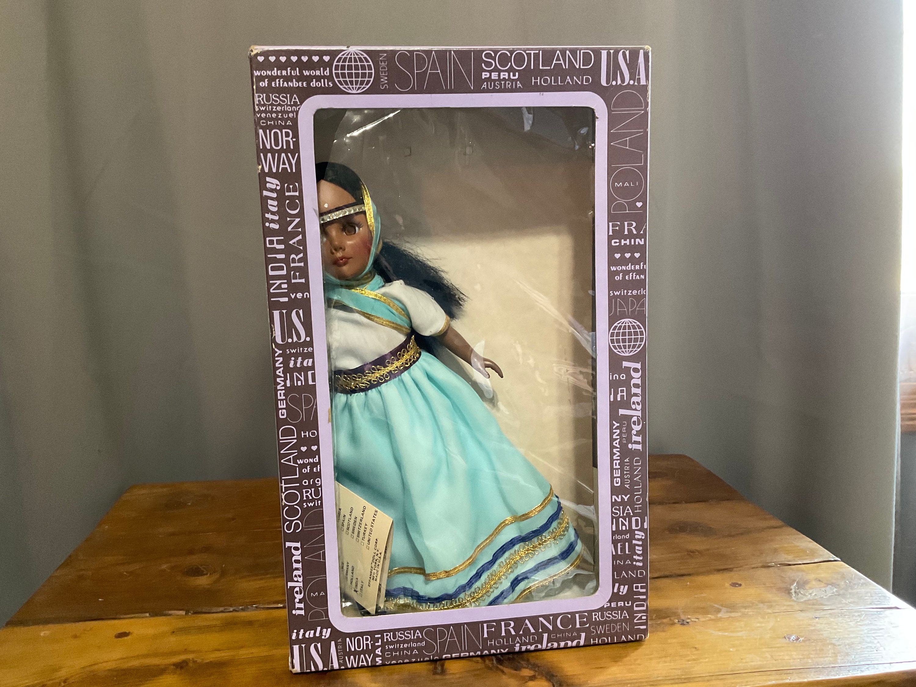1970s Effanbee International Dolls 1119 India 11 Doll in - Etsy