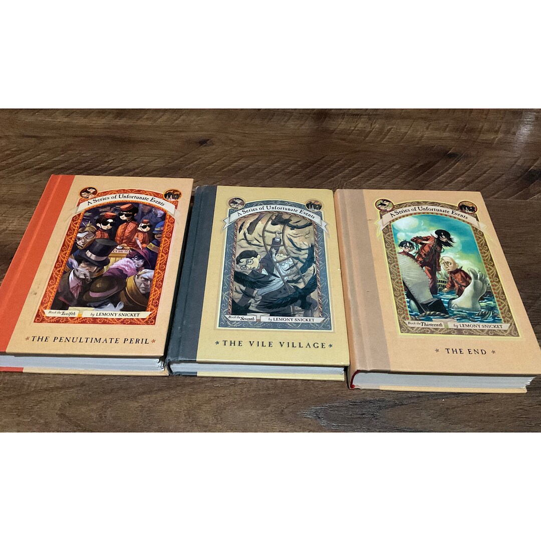 A Series of Unfortunate Events Hardcover Books - Etsy