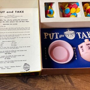 1956 Schaper MFG Put and Take Game- Complete - Etsy