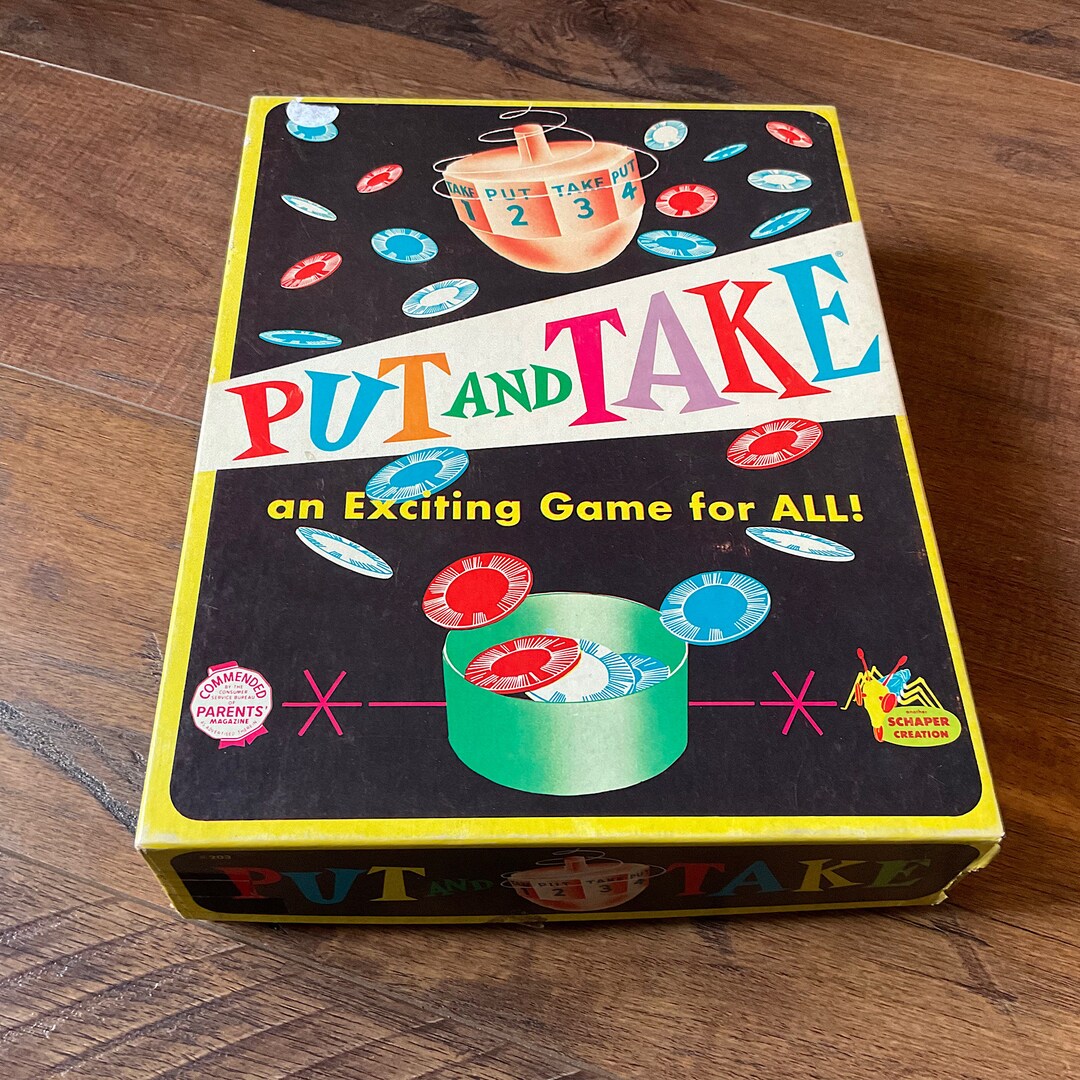 1956 Schaper MFG Put and Take Game- Complete - Etsy