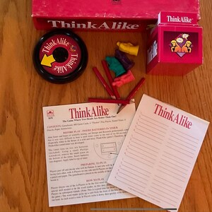1992 Golden #5076 Think Alike Game-complete - Etsy