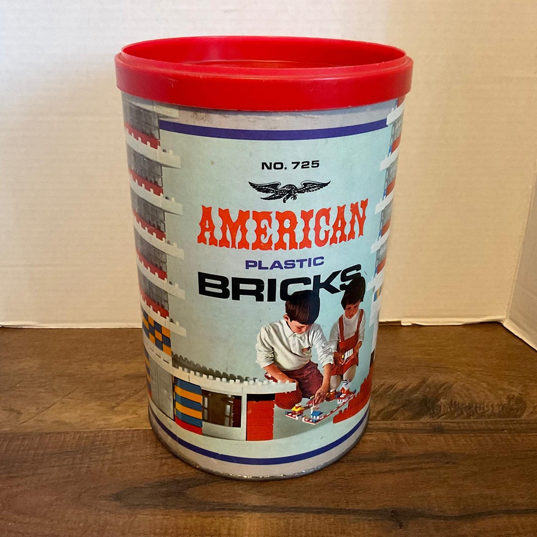 Vintage Halsam American Plastic Bricks No 725 - Etsy