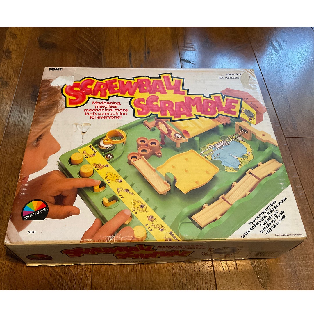 1987 Tomy Screwball Scramble Game - Etsy