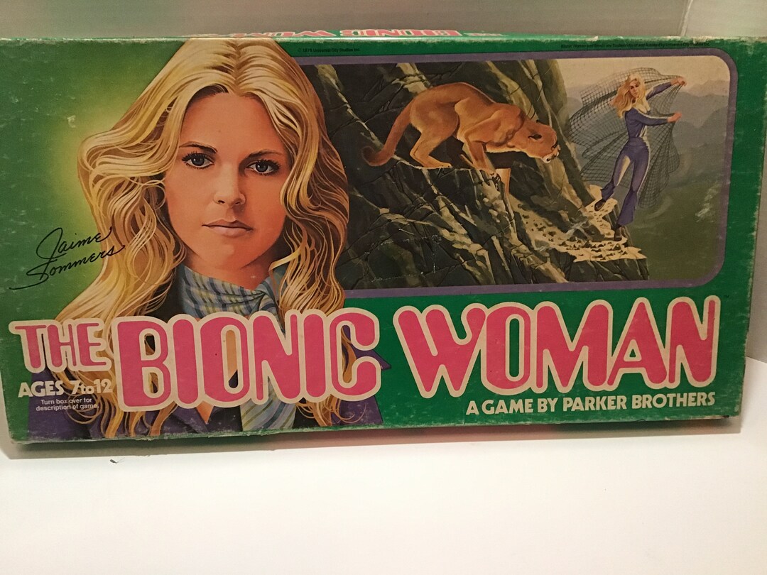 Vintage the Bionic Woman Jamie Sommers Board Game - Etsy