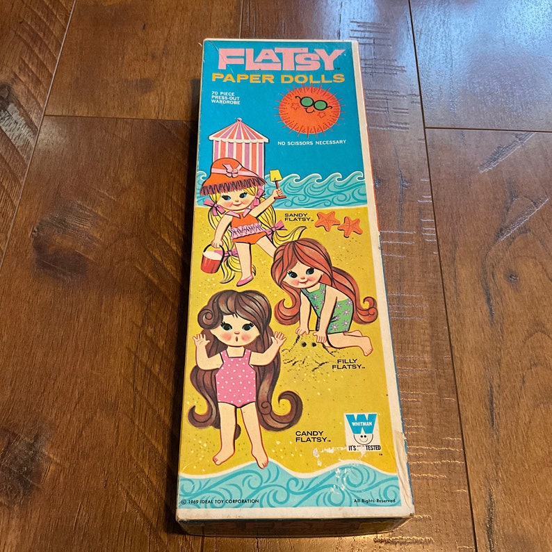 1969 Whitman Ideal Toys Flatsy Paper Dolls - Etsy