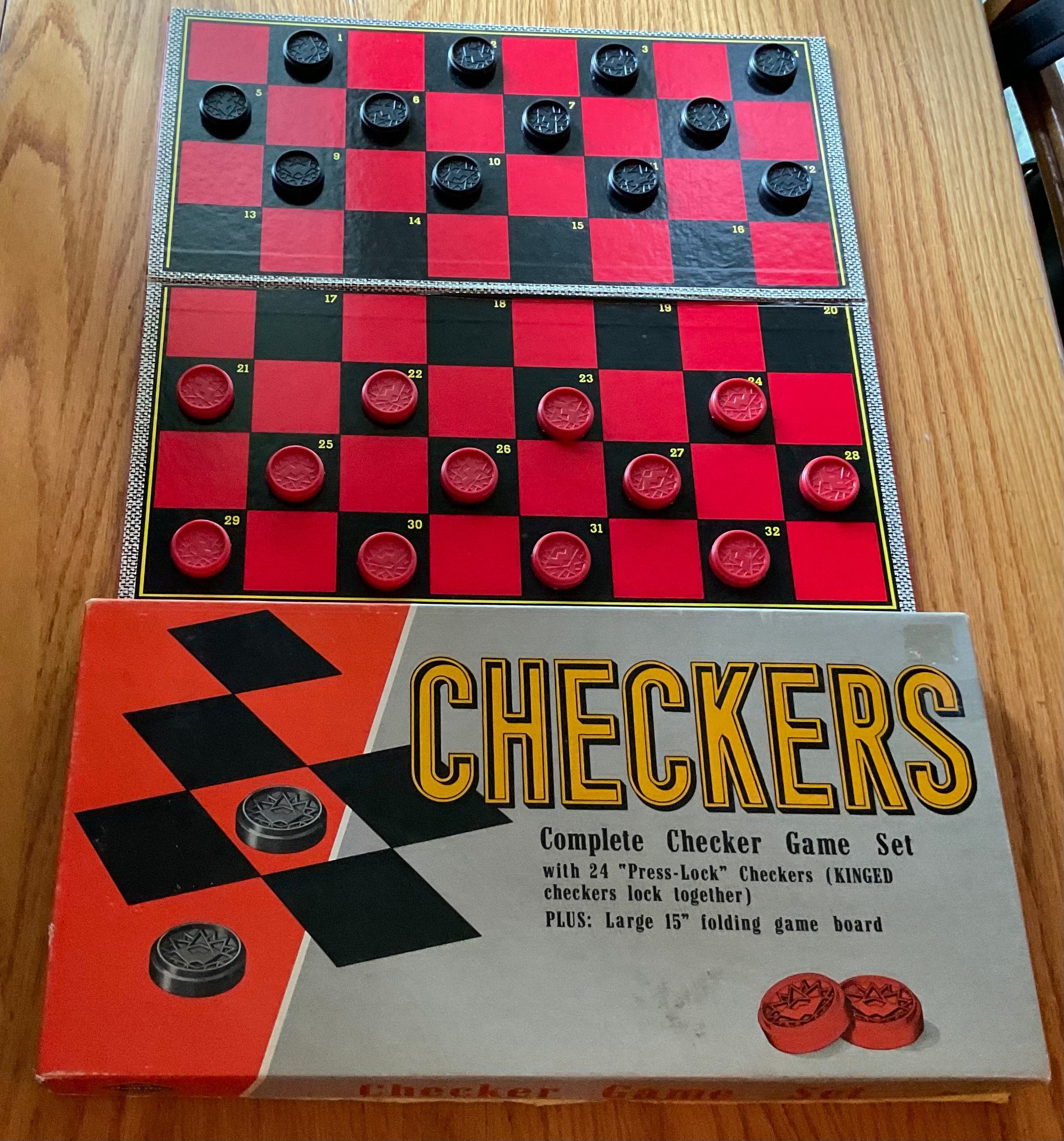 Warren Built-rite Checkers Game - Etsy