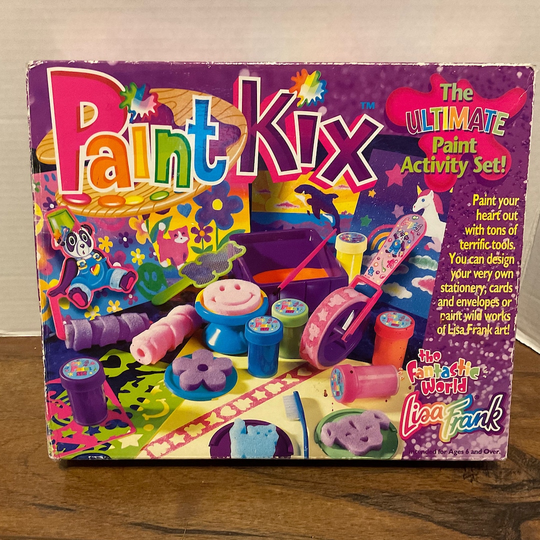 Vintage Lisa Frank Paint Kit Set- Used - Etsy