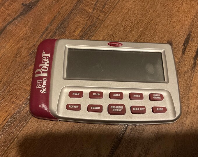 1995 Radica Big Screen Poker Game - Works - Etsy