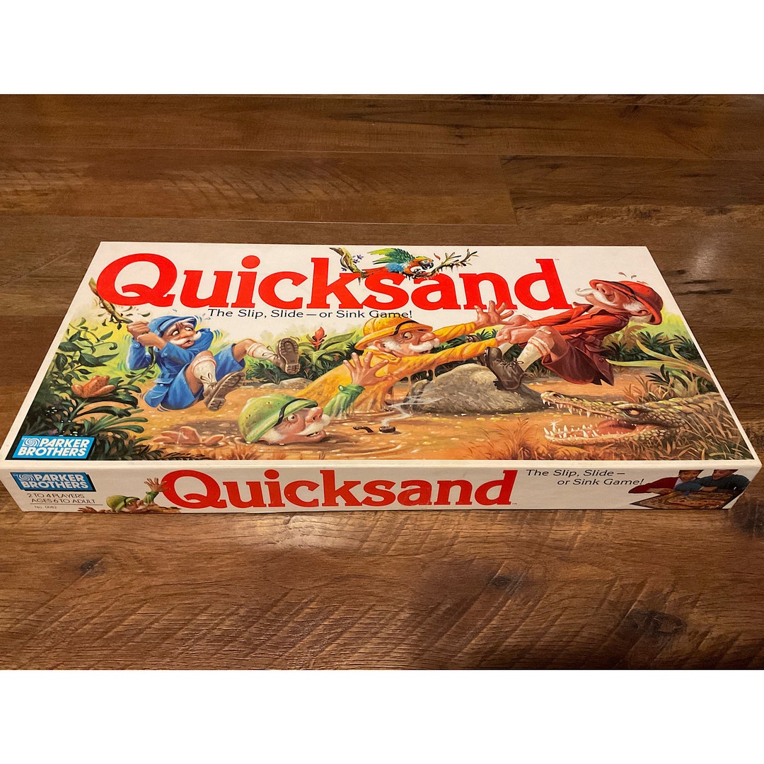 1989 Parker Brothers Quicksand Game - Complete - Etsy
