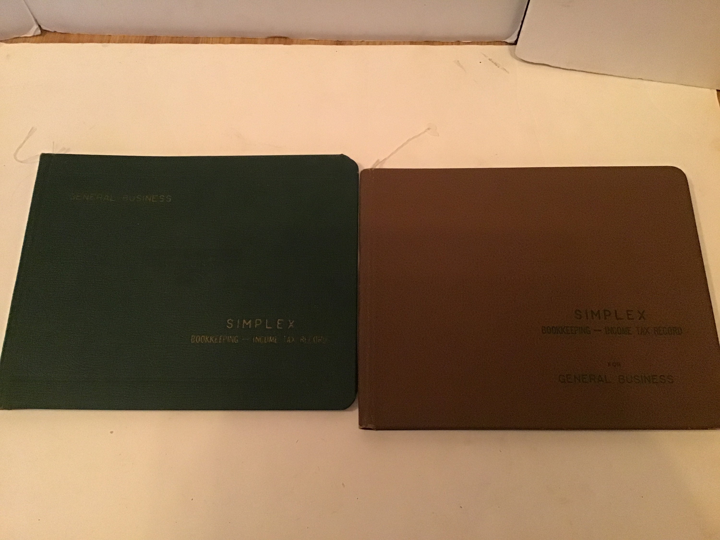 Vintage Simplex Book Keeping Income Tax Record Books Blank - Etsy