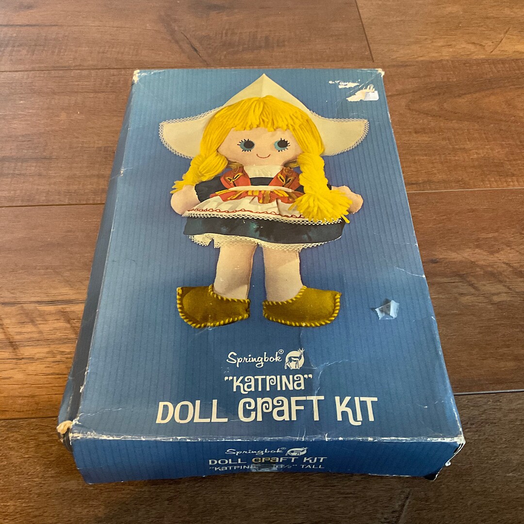 1970 Springbok International Doll Craft Kit - Katrina - Etsy