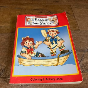 2003 Classic Raggedy Ann & Andy Coloring and Activity Book - Etsy