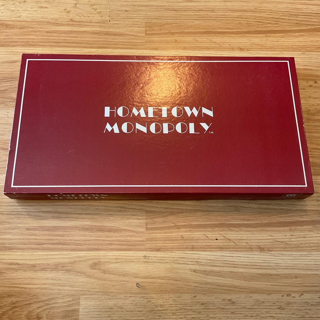 1983 Vintage Hometown Monopoly - Green Bay Wi - COMPLETE - Etsy