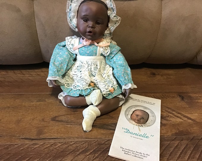 1991 Edwin M Knowles Danielle Porcelain Doll by Yolanda Bello - Etsy