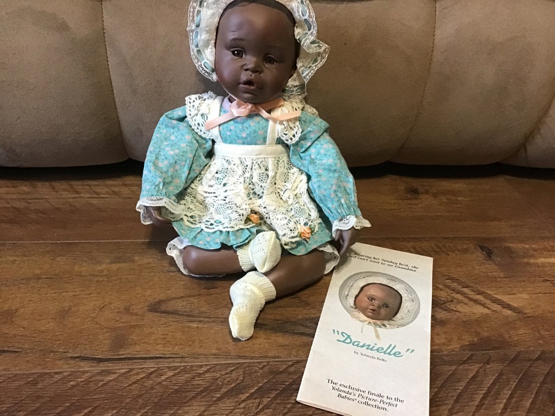 1991 Edwin M Knowles Danielle Porcelain Doll by Yolanda Bello - Etsy