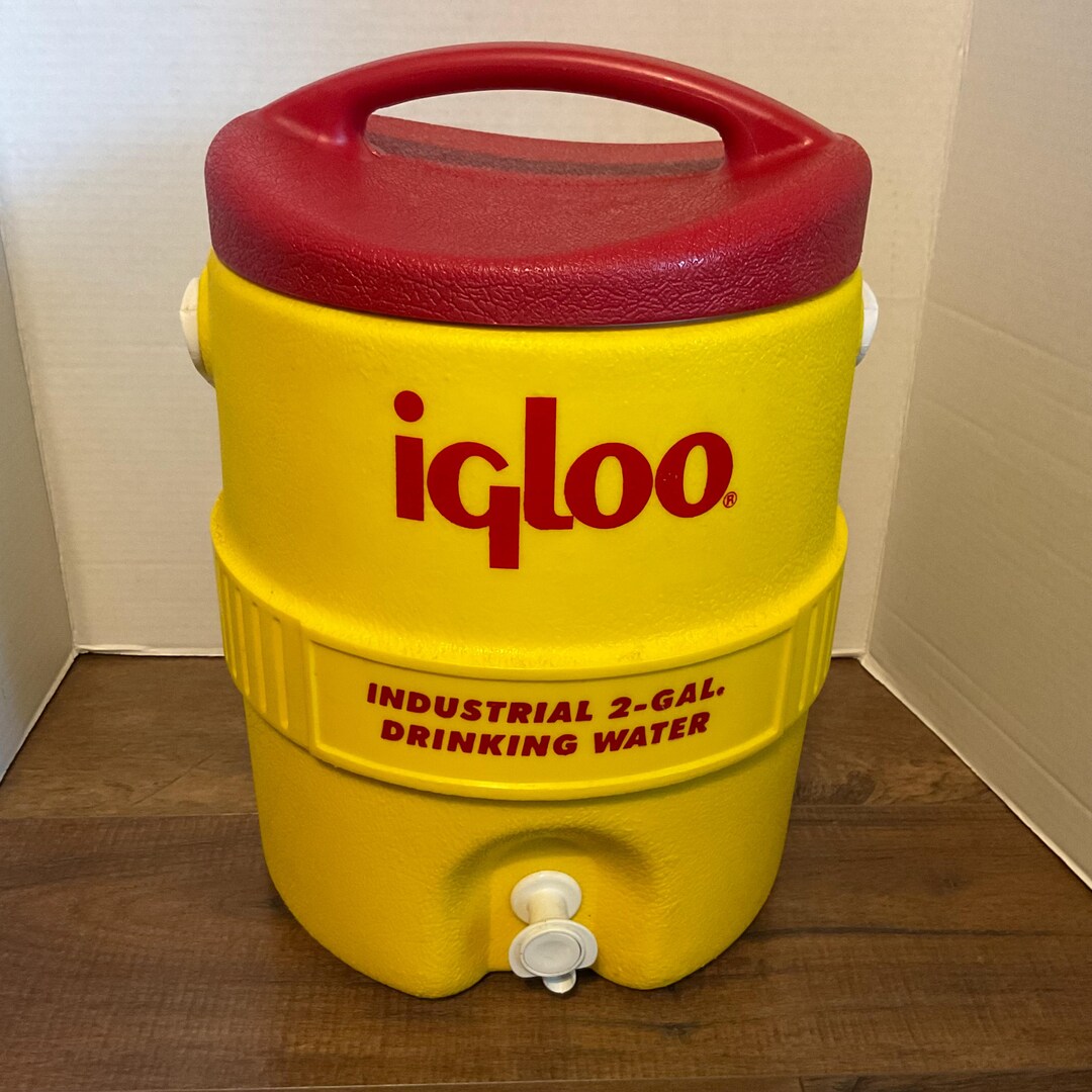 2004 Igloo Industrial Drinking Water Cooler Safety Yellow - 2 Gallon - Etsy