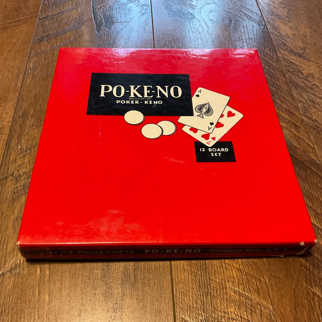 Vintage Po-ke-no Game -COMPLETE - Etsy
