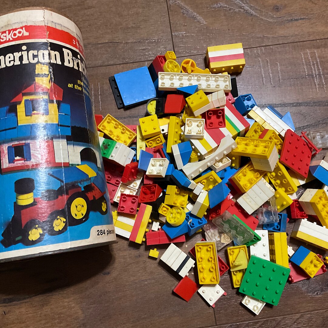 1976 Playskool American Bricks - Etsy