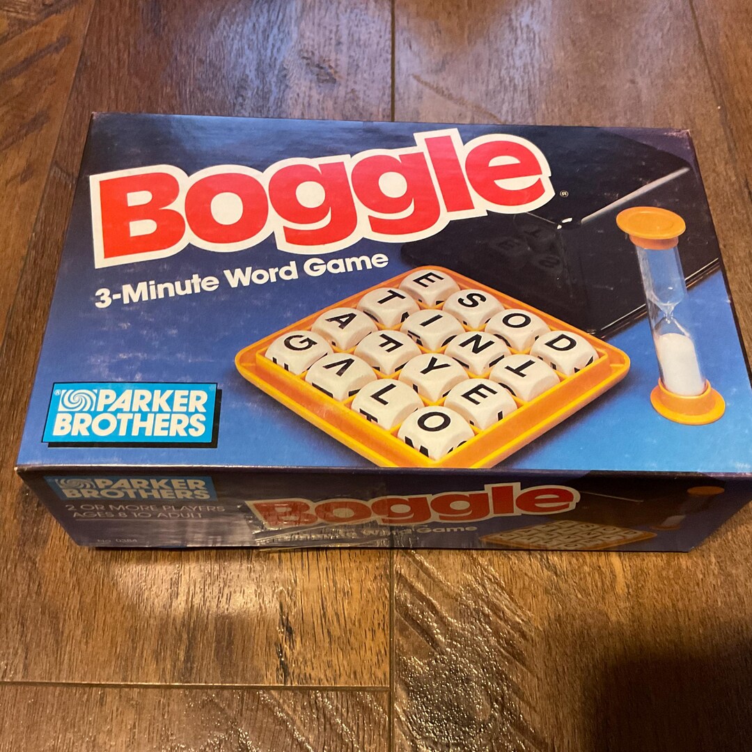 1987 Parker Brothers Boggle Game - COMPLETE - Etsy