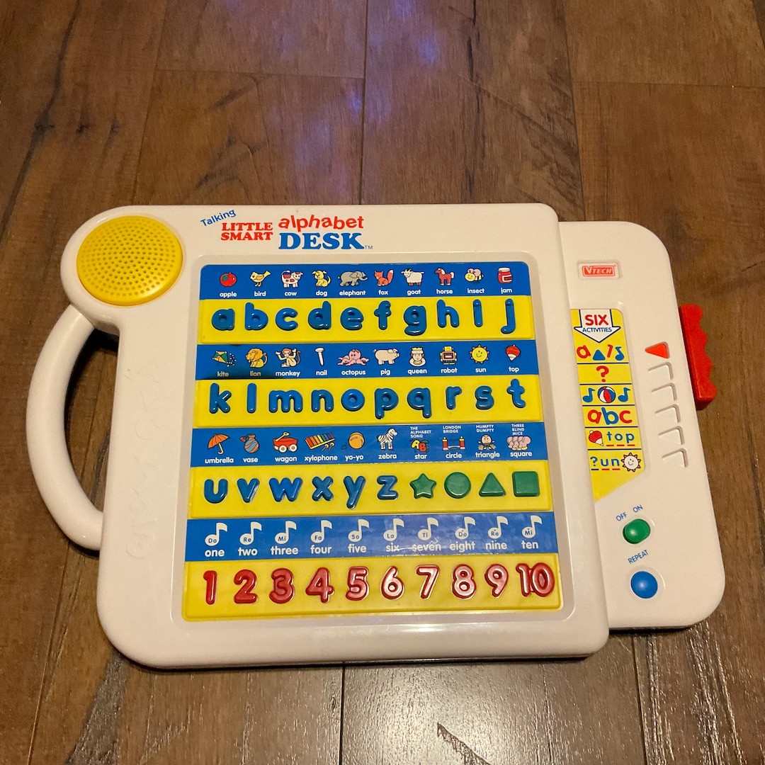 Vintage Vtech Little Smart Alphabet Desk - Works - Etsy