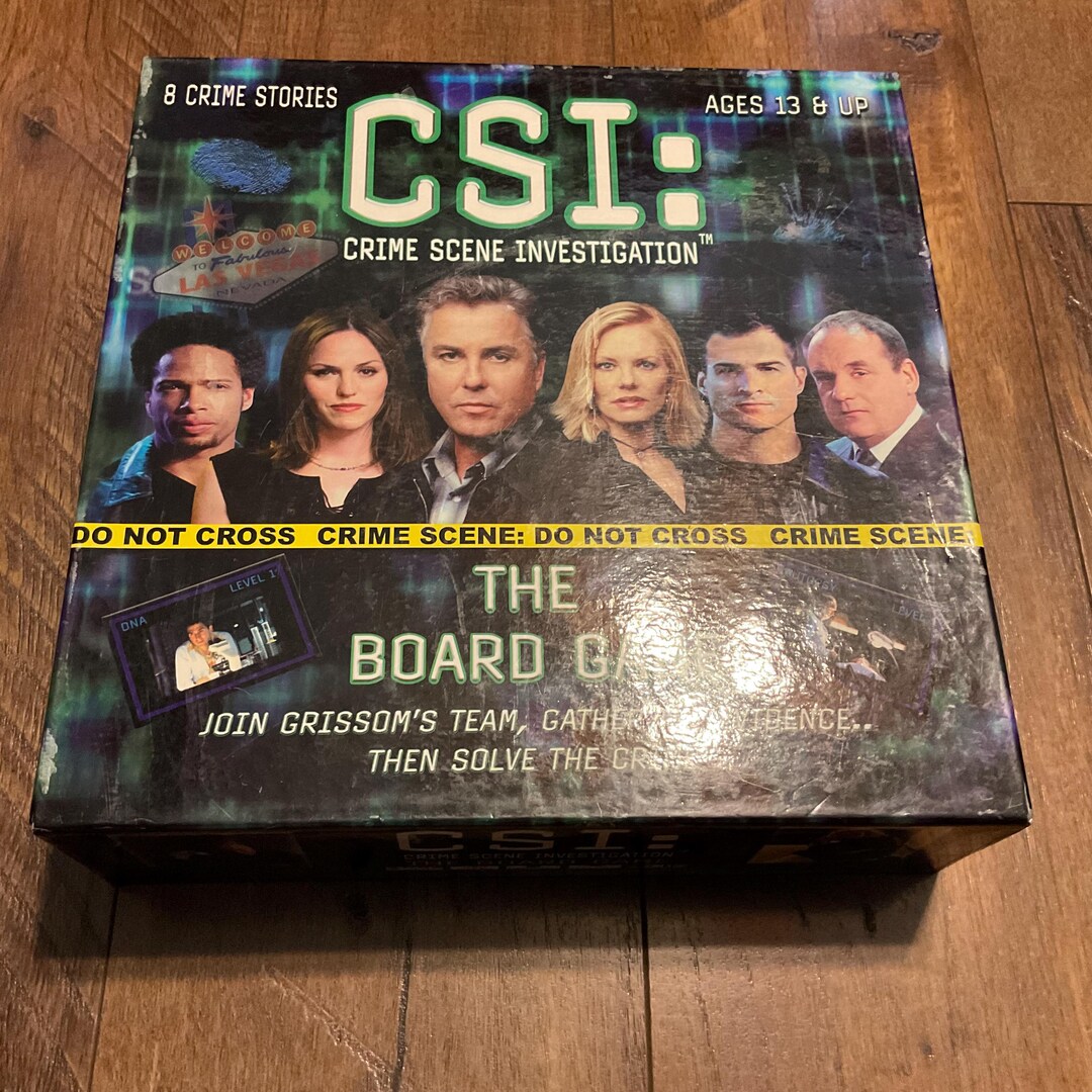 2004 CSI Crime Scene Investigation Board Game COMPLETE - Etsy