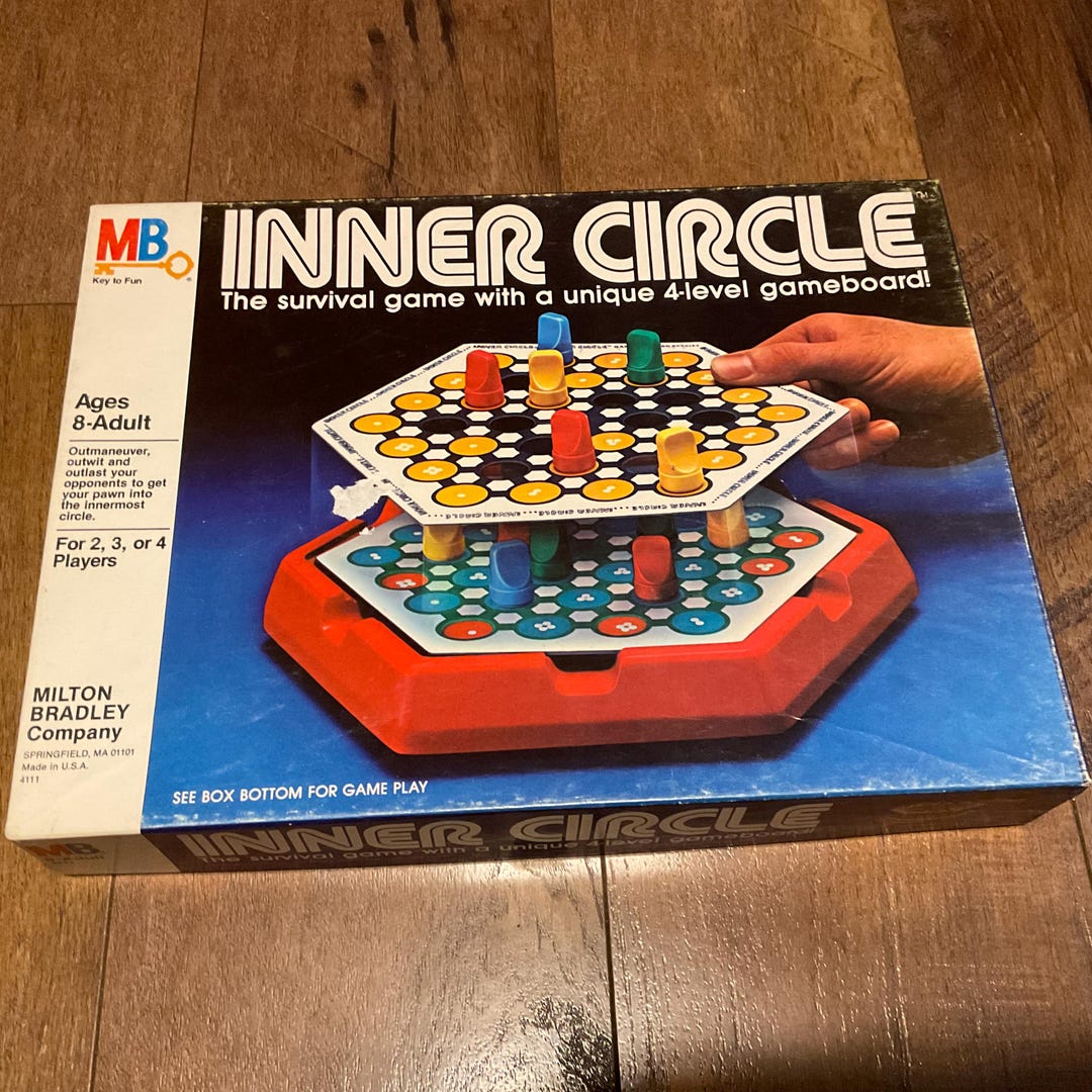 1981 Milton Bradley Inner Circle Game - COMPLETE - Etsy
