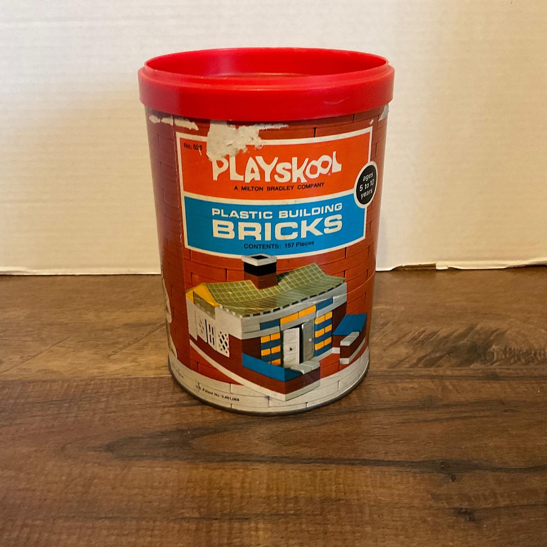 1970 Playskool Plastic Bricks - Etsy
