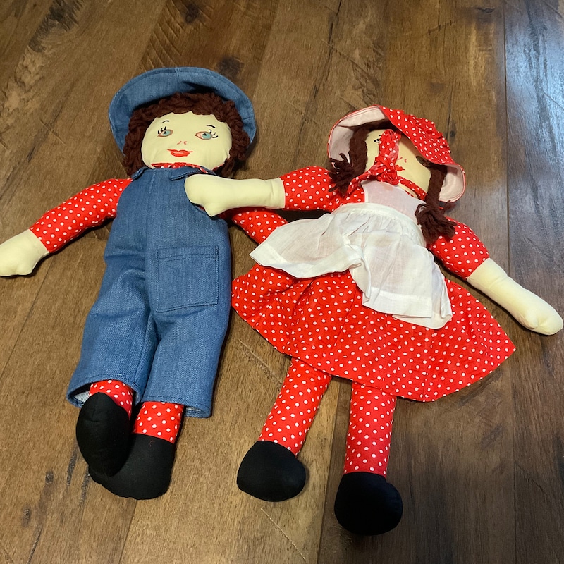 Vintage Rag Doll - Etsy