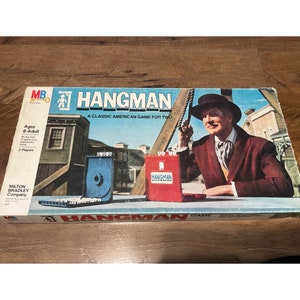1976 Milton Bradley Hangman Game COMPLETE - Etsy