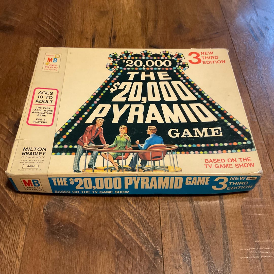 1975 Milton Bradley the 20,000 Pyramid Game 3rd Edition COMPLETE - Etsy