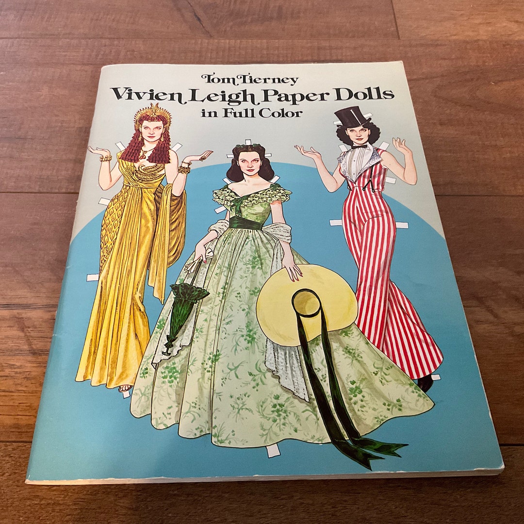 1981 Tom Tierney Vivian Leigh Paper Dolls in Full Color Book - Etsy