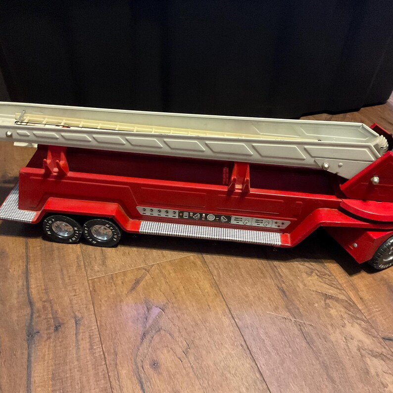 Vintage Nylint Toys Metal Semi Firetruck - Etsy