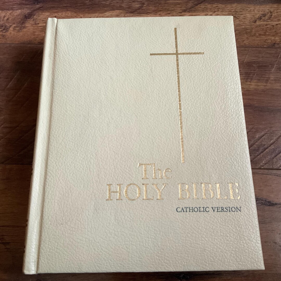 1963 the Holy Bible Catholic Version - Etsy